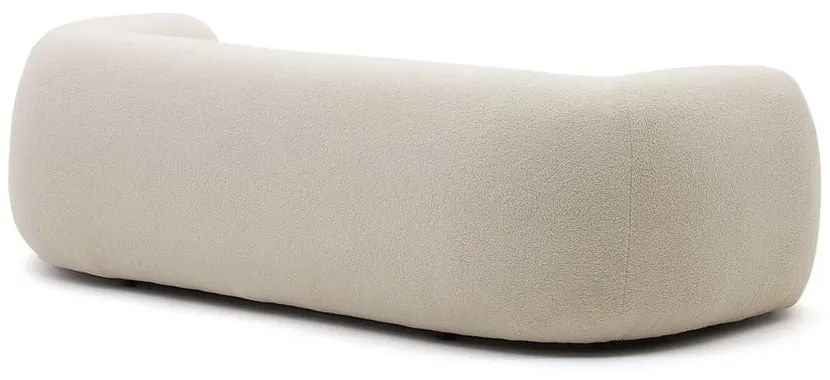 Krémová pohovka z textilie bouclé 246 cm Martina – Kave Home