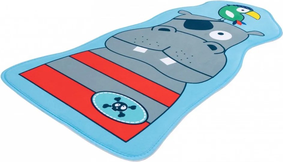 Obsession, Dětský kusový koberec Mila kids 143 hippo, 60x80, vícebarevná, dětský pokoj