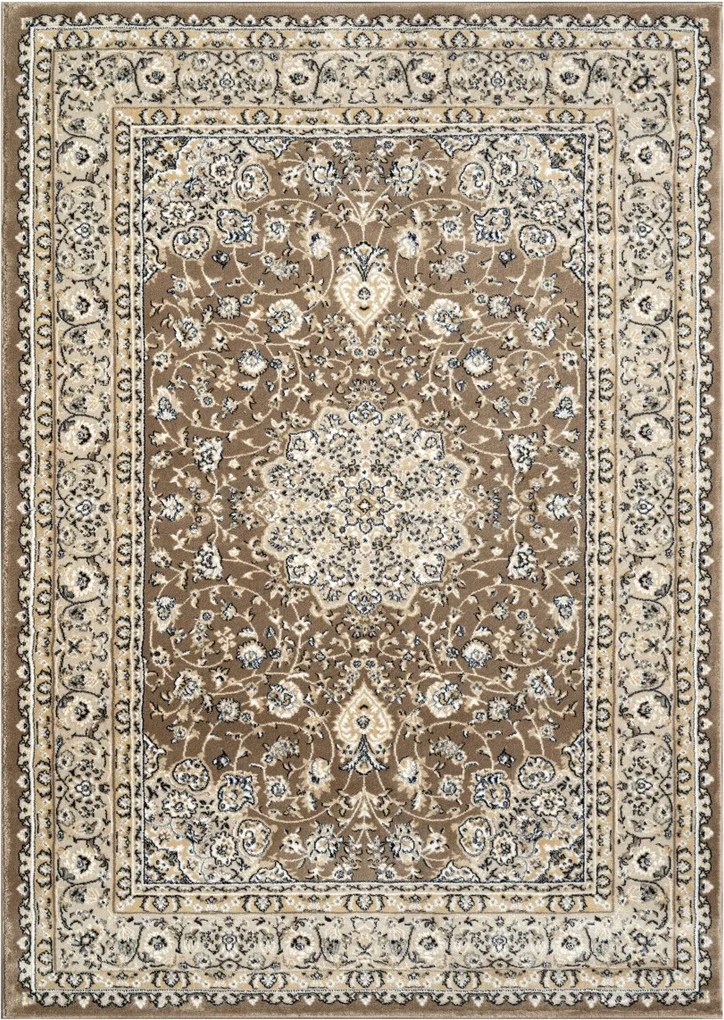 Angel Carpet, Kusový koberec Sultan 42 Beige, 80x150, béžová, kancelář
