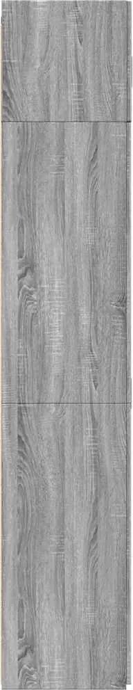 Úzká úložná šedá sonoma 80x42,5x225 cm kompozitní dřevo 3281355