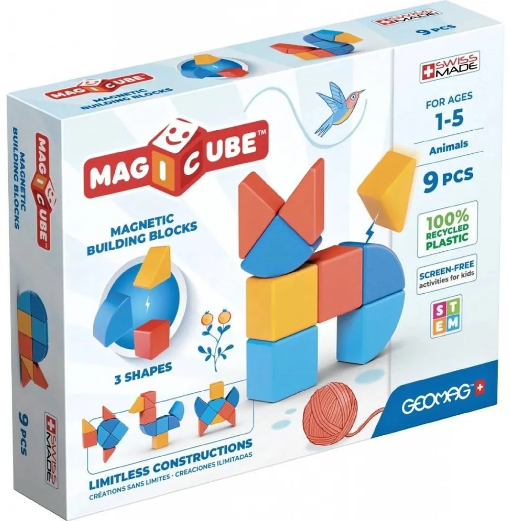 Stavebnice geomag magicube shapes 9 dílků