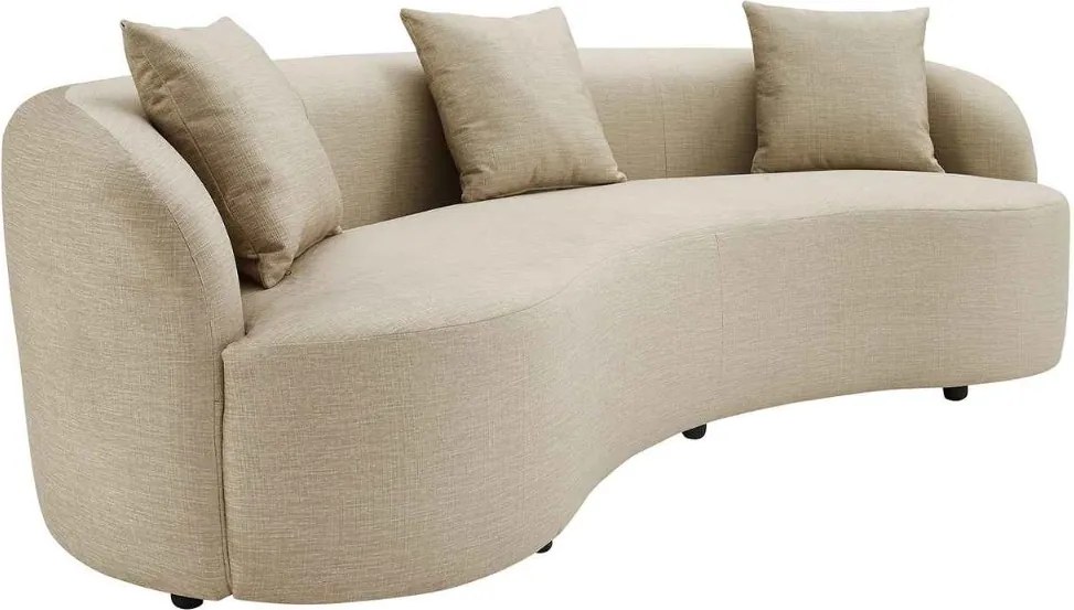 Designová pohovka Pasquale 230 cm béžový samet