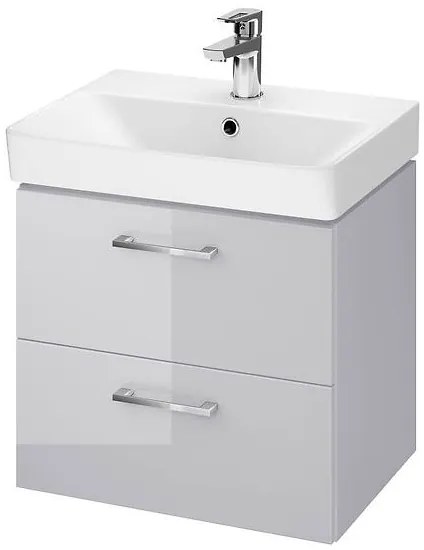Cersanit - SET B281 LARA MILLE SLIM 50 (SKŘÍŇKA + UMYVADLO), ŠEDÁ, S801-320-DSM