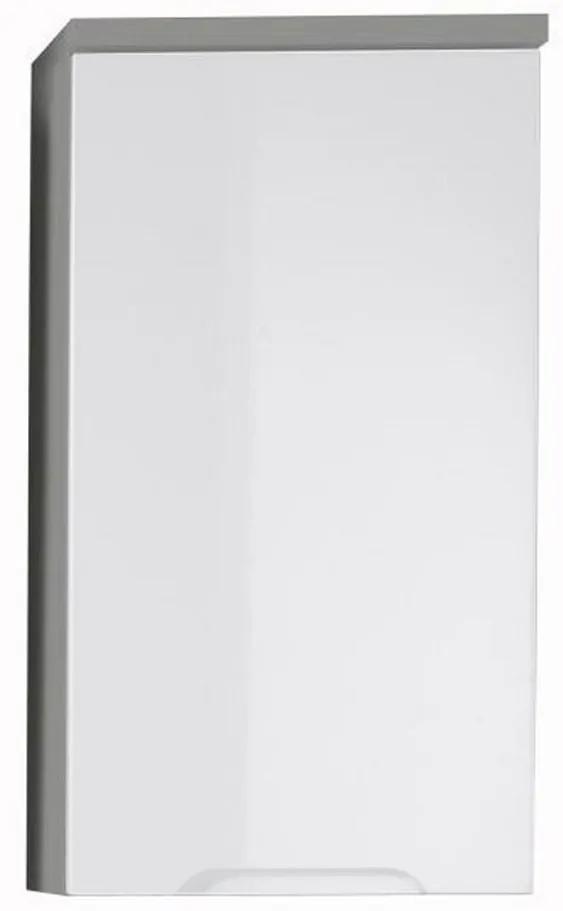 XXXLutz ZÁVĚSNÁ SKŘÍŇKA, šedá, bílá, 40/77/23 cm Venda - Závěsné skříňky do koupelny