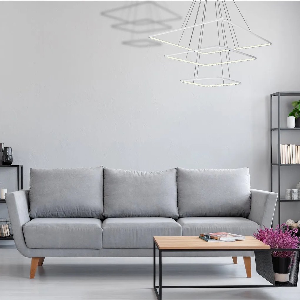 Závěsné LED svítidlo Nix, 3x LED 117w, 3000k, w