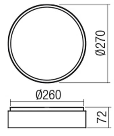 Redo 01-2566 stropní LED svítidlo stmívatelné Yomo pískově černá, 29W, 3000K, ø27cm