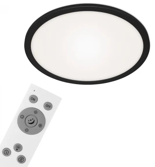 Briloner 7168-015 - LED Stm. stropní svítidlo PIATTO LED/22W/230V černá + DO