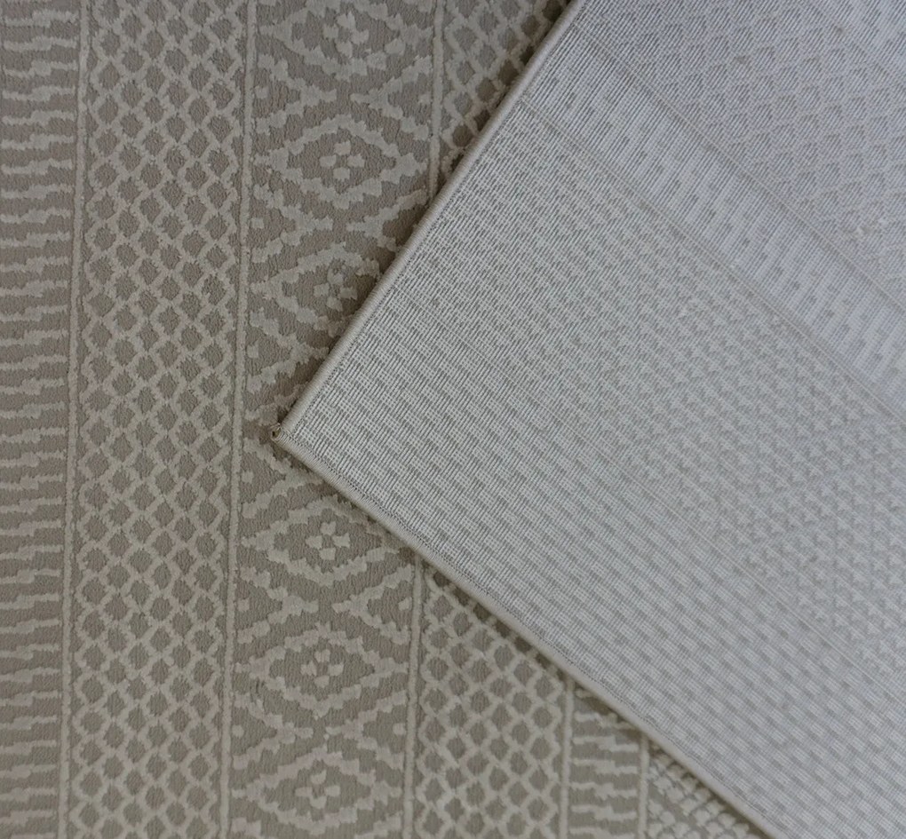 BE Koberec Zurich 1901 BEIGE - béžový obdélníkový Rozměr: 80x150 cm