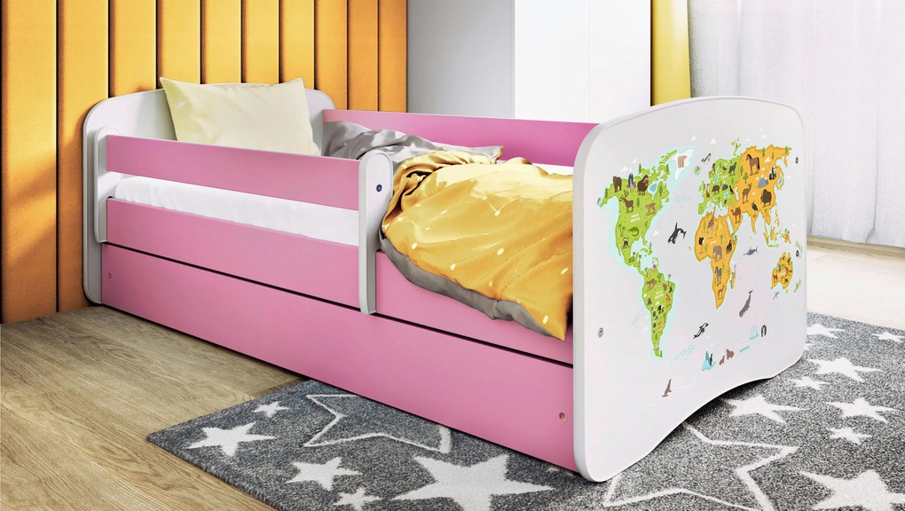 XXXLutz POSTEL PRO DĚTI A MLÁDEŽ 80/160 cm, bílá, pink MID.YOU - Dětské pokoje sestavy - 002142000280