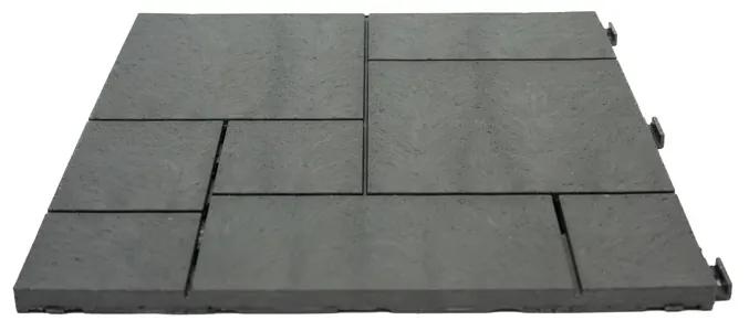 Gumová dlaždice Stone Mosaic 30 x 30 cm, šedá MHEU5100182
