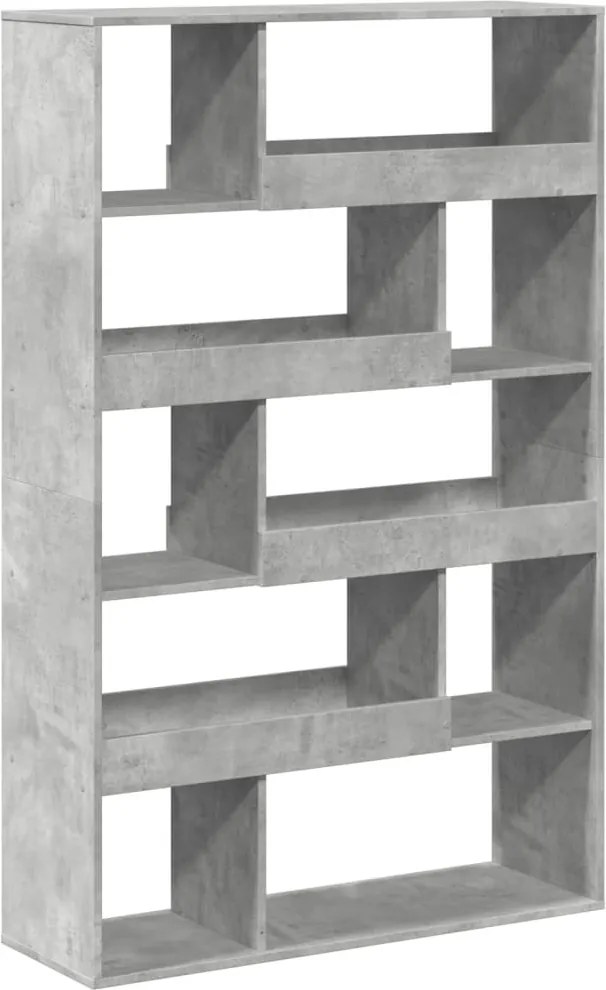 Dělicí stěna betonově šedá 100 x 33 x 156,5 cm kompozitní dřevo 3309495