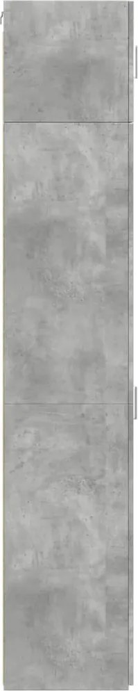 Úložná skříňka betonově šedá 45x42,5x225 cm kompozitní dřevo 3281290