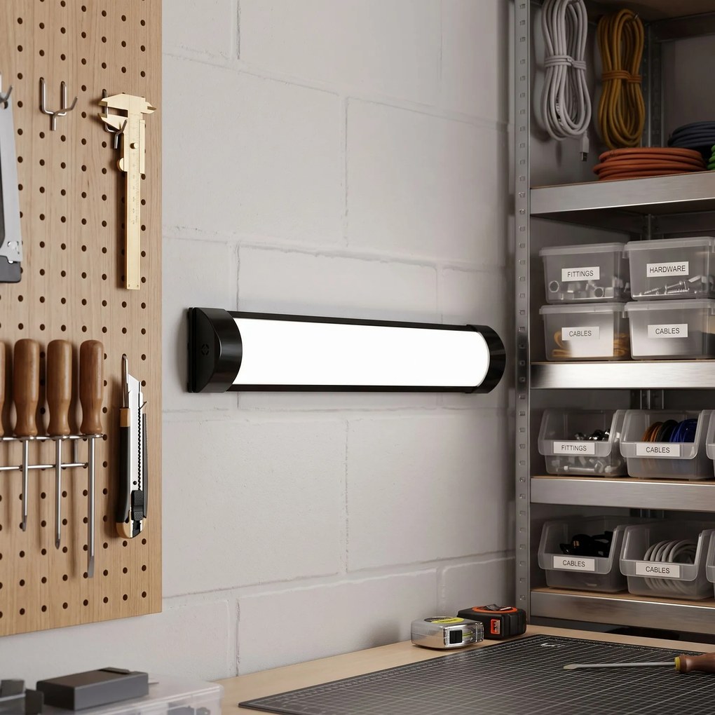 Toolight Toolight, JNH053-18N, lineární LED svítilna 60 cm, 18 W, 4000 K, černá, OSW-56249