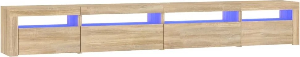 TV skříňka s LED osvětlením dub sonoma 270 x 35 x 40 cm 3152748