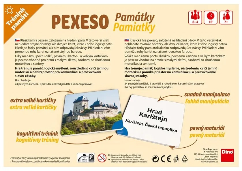 Dino Pexeso Památky