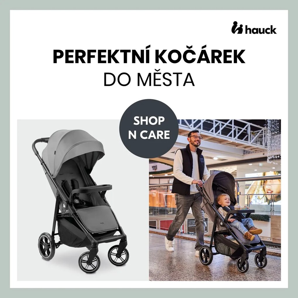 Hauck Sporťák Shop N Care Grey