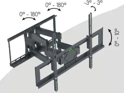 OPTICUM HAMMER 23" - 70" naklápěcí držák TV