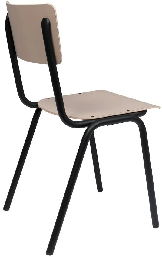 Béžová jídelní židle ZUIVER BACK TO SCHOOL