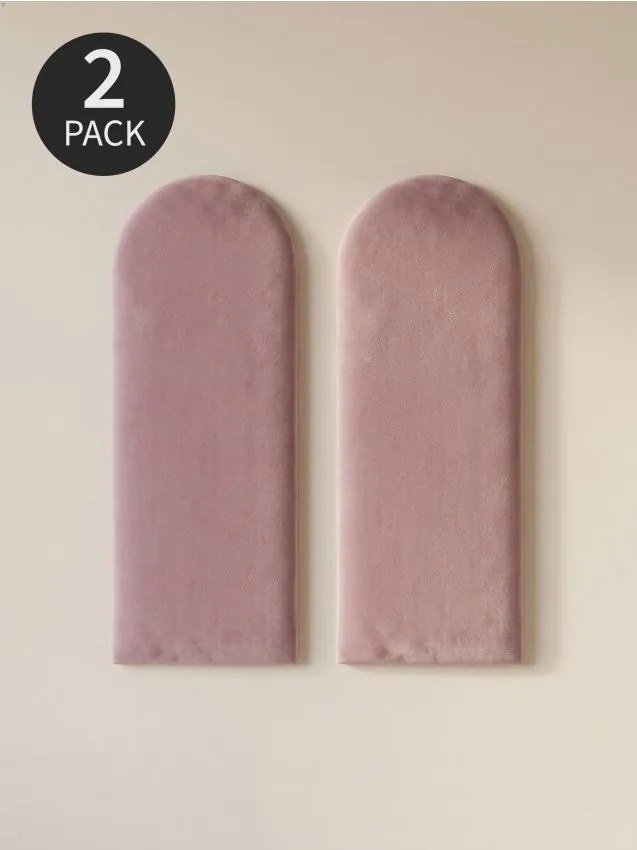 Sinsay - Čalouněné stěnové panely 2 pack - pastelová růžová