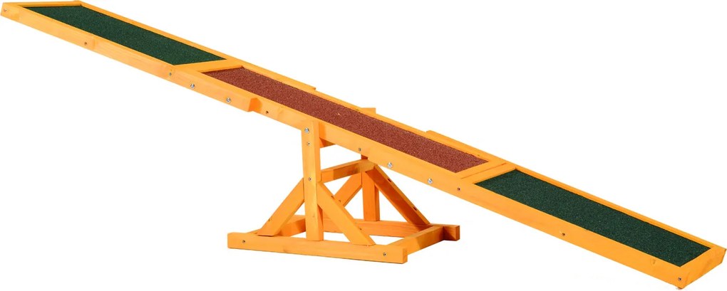 PawHut houpačka pro psy agility houpačka pro psy 180 x 30 cm, ideální hračka pro psí sporty a výcvik