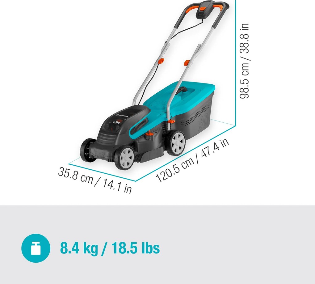 Aku sekačka PowerMax 32/36V P4A Gardena 14621-55