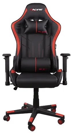 Herní židle Bergner Racing Dragon - černá/červená