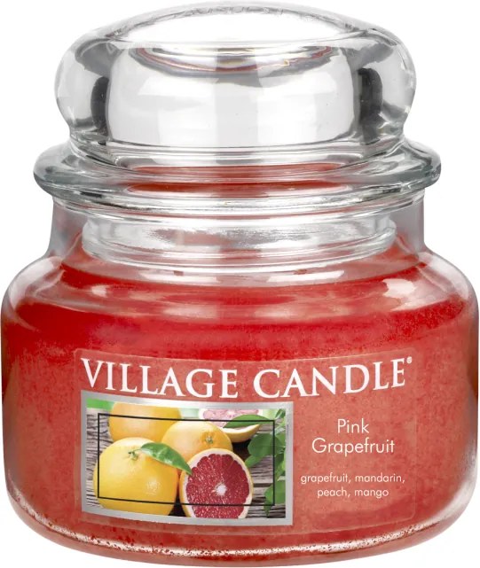 Village Candle Vonná svíčka ve skle, Růžový grapefruit