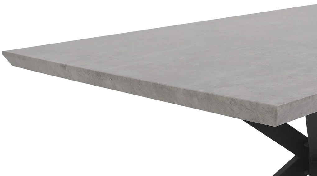 Jídelní stůl SPECTRA betonový vzhled 140 x 80 cm Beliani
