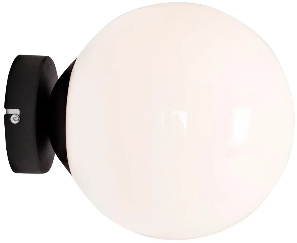 OnaDnes -20% Nordic Design Bílé skleněné nástěnné světlo Manama M