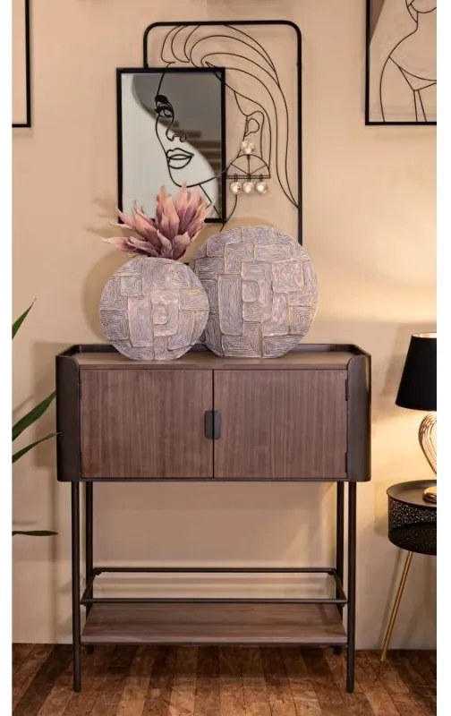Designová komoda Ekewaka 100 cm hnědá