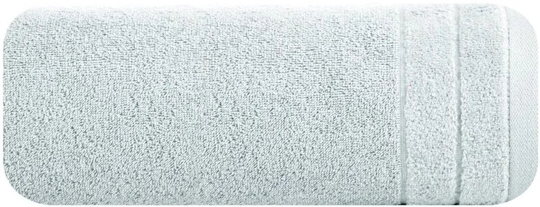 Klasický stříbrný ručník DAMLA s jemným pásem 30x50 cm Rozměr: 50 x 90 cm