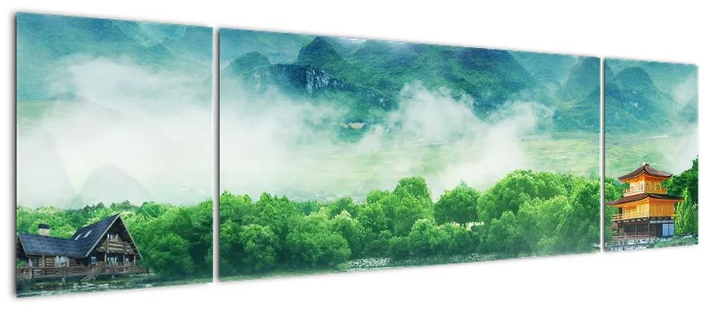 Obraz - Snová krajina (170x50 cm)