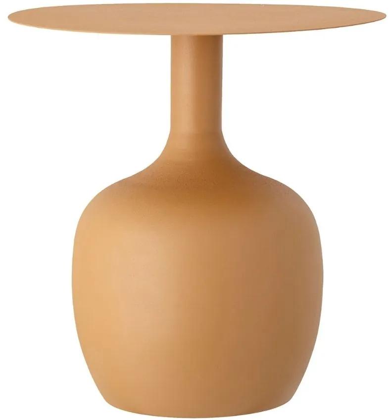 OnaDnes -20% Oranžový kovový odkládací stolek Bloomingville Ayah 46 cm