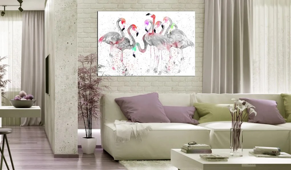 Obraz - Flamingoes Dance