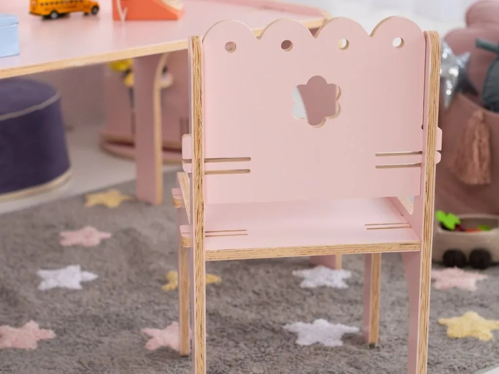 Myminihome Židle EMMA ze dřeva do dětského pokoje Zvolte barvu: Bílá