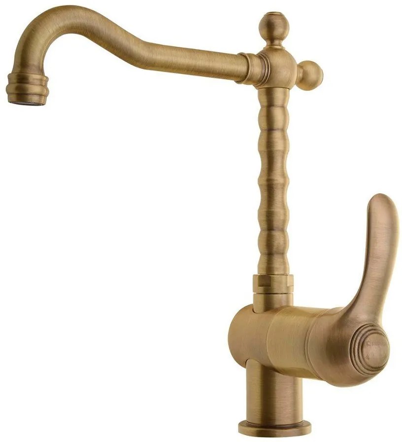 Sapho Sapho, KIRKÉ stojánková dřezová baterie, bronz, KI14B