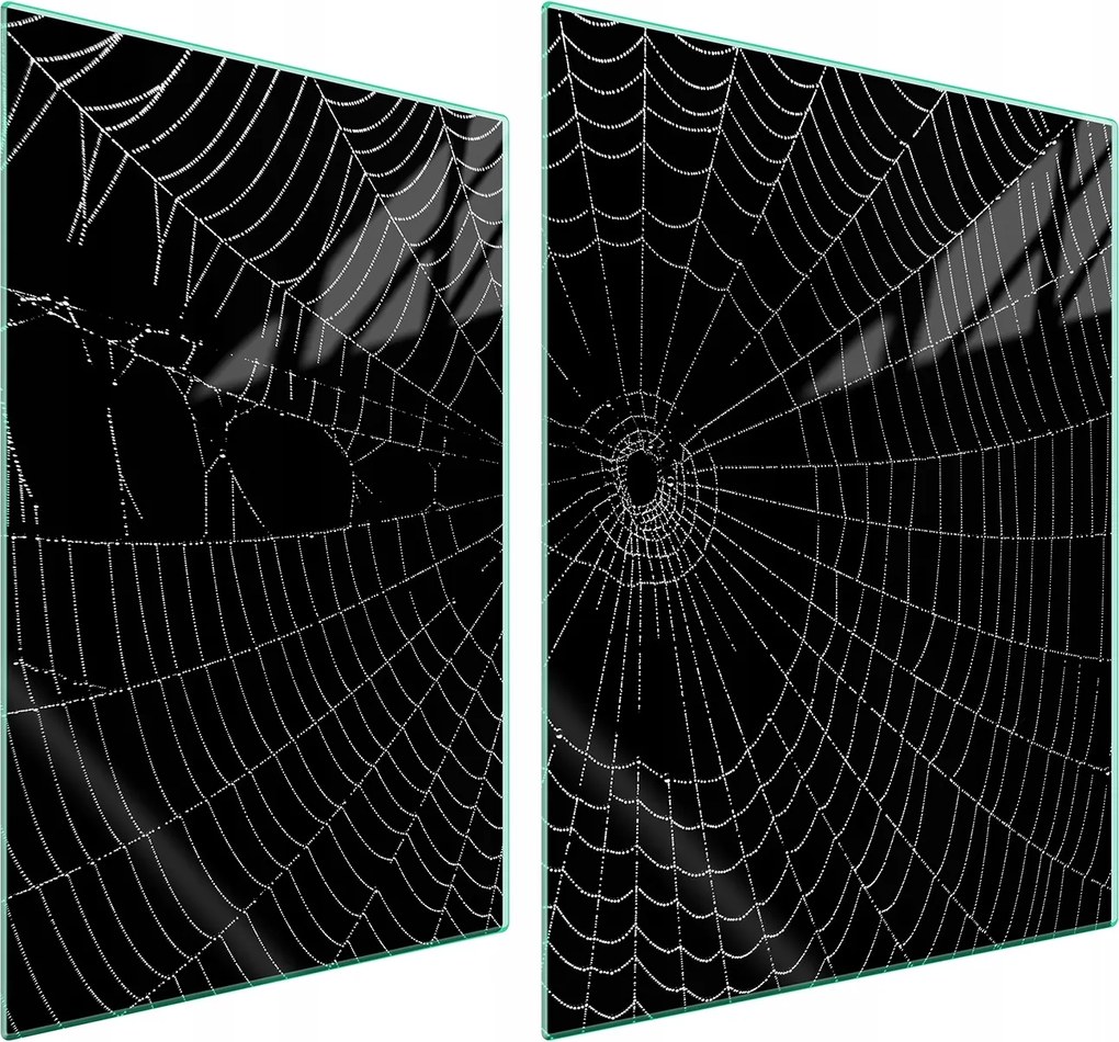 Skleněná ochranná deska na sporák 70x52 Umění Tvrzené sklo 7v1