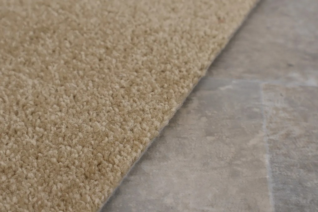 Vopi, AKCE: 70x400 cm Kusový koberec Eton béžový 70 - neúčtujeme odřezky z role - obšitý ze všech stran, šíře, béžová, filc, kancelář