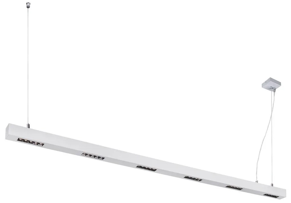 LA 1000931 Q-LINE PD, LED závěsné svítidlo, 2m, BAP, stříbrná, 4000K - BIG WHITE (SLV)