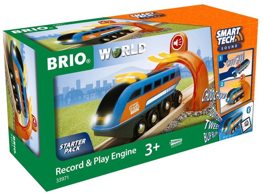 Brio - Nahrávací lokomotiva Smart Tech Sound