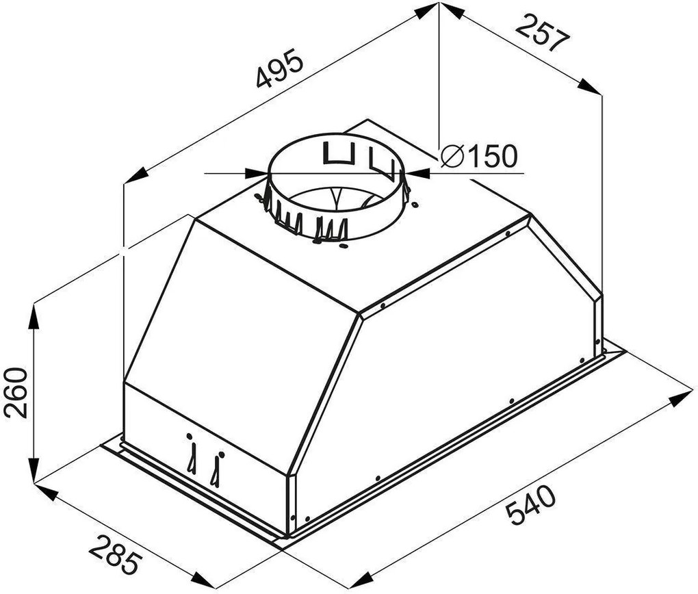 Kluge Odsavač par Kluge KOV5002BLG