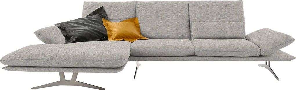 XXXLutz ROHOVÁ SEDAČKA, textil, světle šedá Koinor - Sedací soupravy - 001171002407