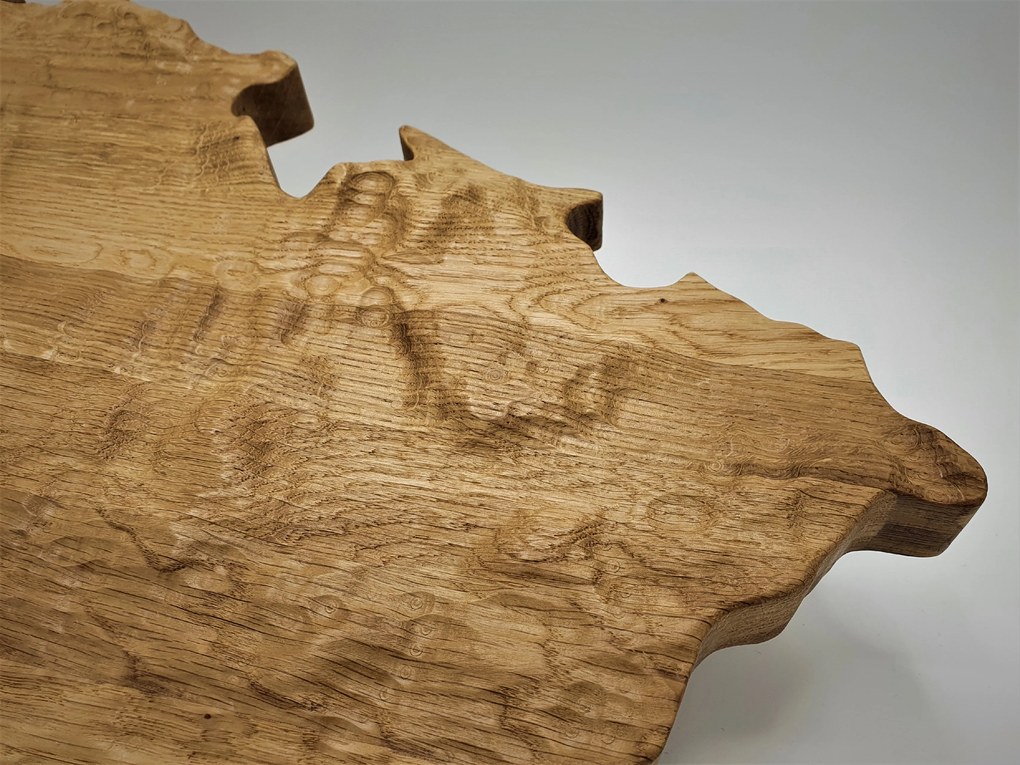 Havlíček truhlářství Hodiny dřevěné nástěnné HT 9947DB - Česká republika 60x34 cm