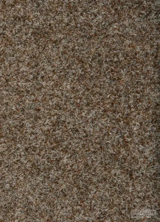 Metrážový koberec zátěžový Primavera Res 153 hnědý - šíře 4 m