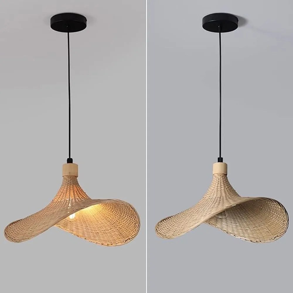 Toolight BAMBUSOVÁ ZÁVĚSNÁ LAMPA APP1642-1CP 30cm
