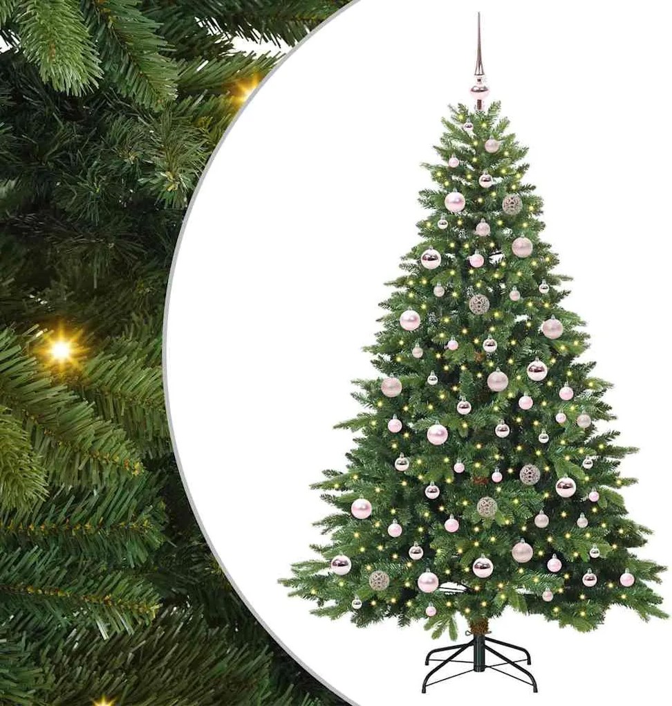 Umělý vánoční stromeček s stojanem Zelená 180 cm PE a PVC 3397551