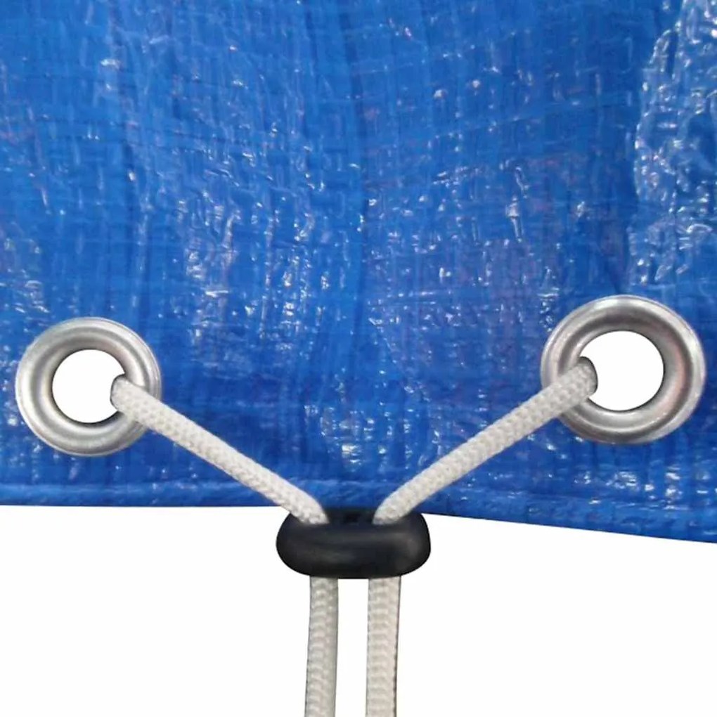 Krycí plachty na bazén 2 ks PE kulaté 540 cm 90 g/m² 3082802