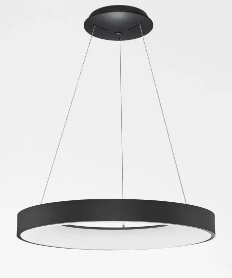 LED lustr Rando Thin 60 4000K černé