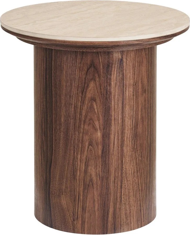 Kulatý odkládací stolek s keramickou deskou ø 45 cm Delphi – House Nordic