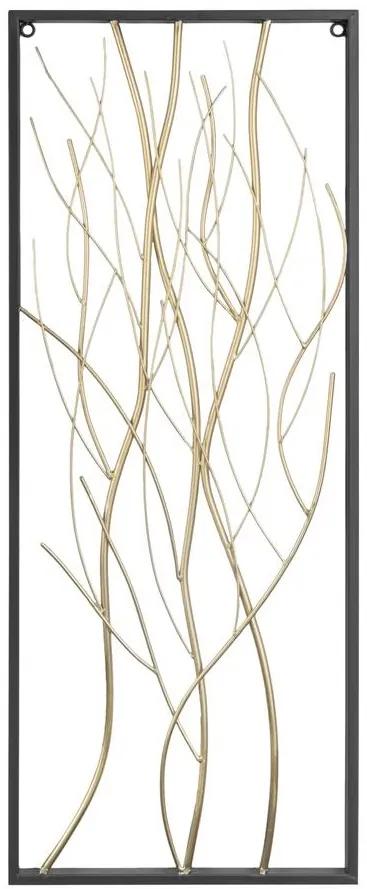 Time for home Zlatá kovová nástěnná dekorace Fuin Branches | BIANO
